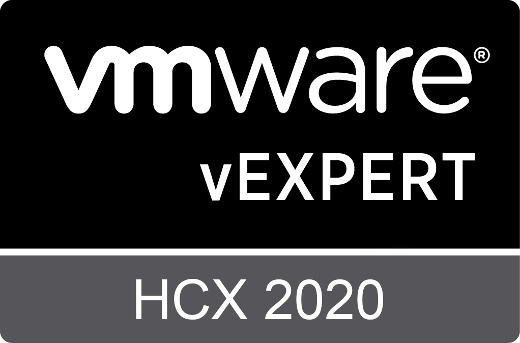 Congrats HCX 2020 vExperts!!1! 🥂 – VCF CORE ⦿ TECH